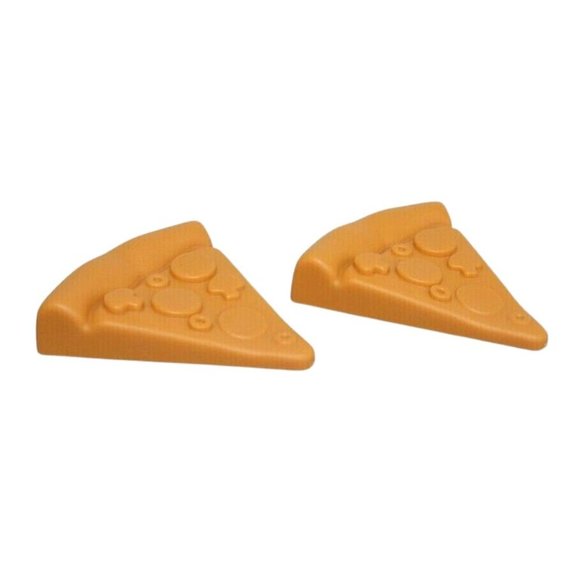 Anyko | Office | 2 Pack Silicone Door Stoppers Orange Pizza Slice ...